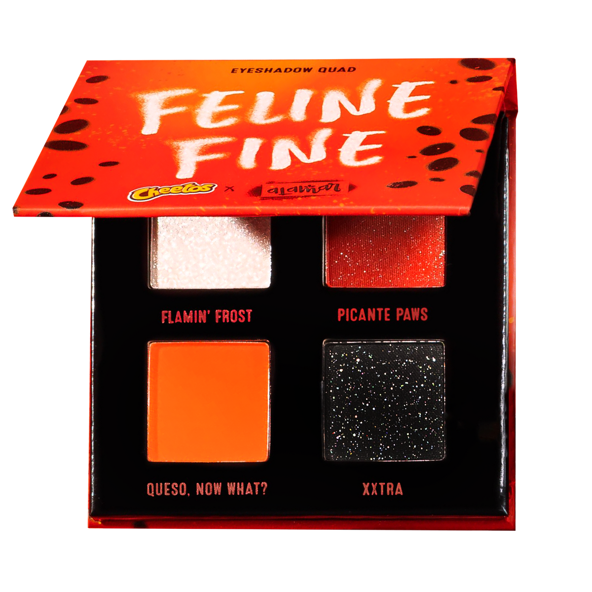 Cheetos™ Flamin Hot! x Alamar - Feline Fine Eyeshadow Quad – Alamar ...